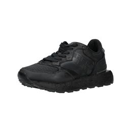 Replay Herren Sneaker "Replay Sneaker Lederimitat/Textil", Gr. 43, schwarz, Lederimitat, Textil, Schuhe