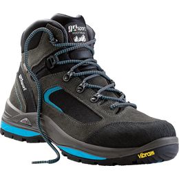 Grisport Damen Wanderschuh "Schn&uuml;rstiefel Gritex", Gr. 36, grau, Obermaterial: 100% Rindnubukleder CNU., Schuhe