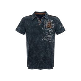 HANGOWEAR Herren T-Shirt "Poloshirt YORK", blau, Gr. S, Obermaterial: 100% Baumwolle CO., Shirts