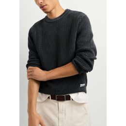 Pepe Jeans Herren V-Ausschnitt-Pullover "jumper DORIAN CREW", grau, Gr. XS, 100% Baumwolle, Pullover