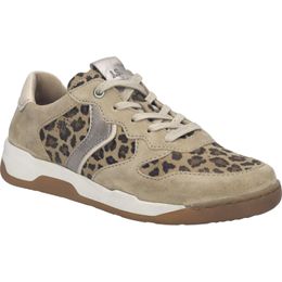 Josef Seibel Damen Sneaker "Arleen 02, leopard-multi", Gr. 41, beige, Obermaterial: 100% Rindsleder Leather cow., Schuhe