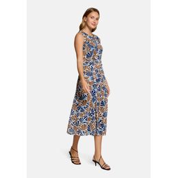 BETTY & CO BETTY & CO Damen Midikleid "Damen ohne Arm"nature, braun, Gr. 40, Chiffon, Obermaterial: 100% Polyester. Futter: 100% Polyester, Kleider