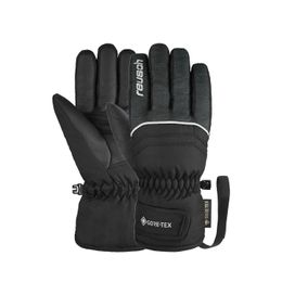 Reusch M&auml;dchen Skihandschuhe "Teddy GORE-TEX", schwarz, Gr. 4, mehrfarbig, 95% Polyester, 5% Lederimitat, Handschuhe, mit wasserdichter