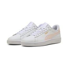 Puma Damen Sneaker "Smash 3.0 Sneakers Erwachsene", Gr. 41, wei&szlig;, Obermaterial: Synthetik, Textil, Kuhleder, Leder. Futter: Textil. Innensohle: