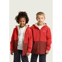 Jack Wolfskin Kinder Winterjacke "SNOW DAYS JKT KIDS", rot, Gr. 104, Obermaterial: 100% Polyester. F&uuml;llung: 100% Polyester. Futter: 100% Polyester,