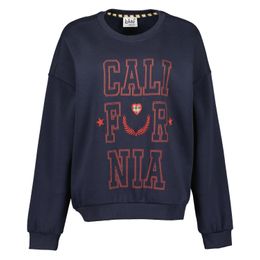 Blue Seven Damen Sweater "Sweatshirt", blau, Gr. 44, 60% Baumwolle, 40% Polyester, Sweatshirts