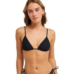 Roxy Damen Triangel-Bikini-Top "Roxy Island Tiki Tri", schwarz, Gr. M, Obermaterial: 87% Nylon, 13% Elasthan., Bikini-Oberteile