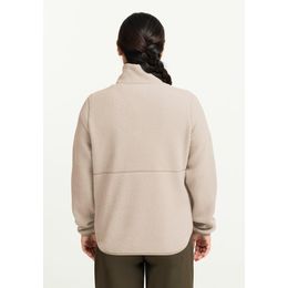 Jack Wolfskin Damen Fleecejacke "LITE CURL FZ W"oyster, Gr. XXL, unifarben, Fleece, Obermaterial: 100% Polyester. Futter: 100% Polyester, Jacken, mit
