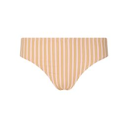 NOU Damen Bikini-Hose "Arjana jr.", beige, Gr. 164, gestreift, 85% Polyamid, 15% Elasthan, Badehosen, im klassischen Design