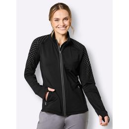 Catamaran Damen Sweatjacke, schwarz, Gr. 36, 92% Polyester, 8% Elasthan, Sweatjacken