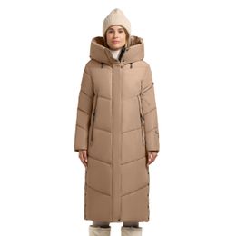 Khujo Damen Steppmantel "PULSET MATT", beige, Gr. M, unifarben, Steppware, Obermaterial: 100% Polyester. Futter: 100% Nylon. Wattierung: 100%