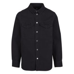 Brandit Herren Jeansjacke "Brandit Brandit Men Heavy Twill Shirt", schwarz, Gr. L, unifarben, 100% Baumwolle, Jacken