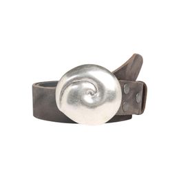 Damen Lederg&uuml;rtel "Wechselg&uuml;rtel", braun, Gr. 100, RETTUNGSRING G&Uuml;RTEL, B&uuml;ffelleder, G&uuml;rtel
