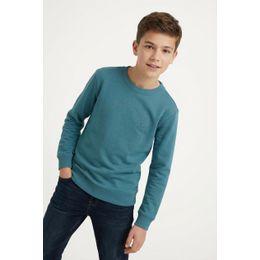 Tom Tailor Kinder Sweatshirt, blau, Gr. 176, Sweatware, Obermaterial: 70% Baumwolle, 30% Polyester, Sweatshirts