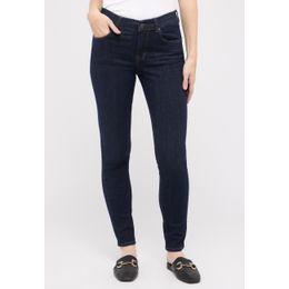 Angels Damen Slim-fit-Jeans "SKINNY", blau, Gr. 34, Denim/Jeans, Obermaterial: 91% Baumwolle, 6% Polyester, 3% Elasthan, Jeans