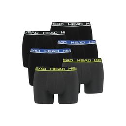 Head Herren Boxershorts "Boxershort Basic Boxer 6P 6er Pack", Gr. XL, bunt, Obermaterial: 95% Baumwolle CO. 5% Elasthan EL., Unterhosen