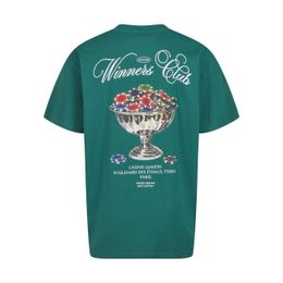 Herren T-Shirt "Upscale by Mister Tee Winners Club Oversize Tee"gr&uuml;n, Gr. S, UPSCALE BY MISTER TEE, bedruckt, 100% Baumwolle, Shirts