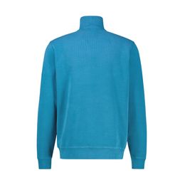 Lerros Herren Sweatshirt "Herren Troyer in Gro&szlig;en Gr&ouml;&szlig;en"swedish blau, Gr. 4XL, 70% Baumwolle, 30% Polyester, Sweatshirts