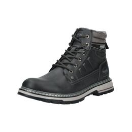 Damen Schn&uuml;rstiefelette "Dockers by Gerli Stiefelette Lederimitat", Dockers by Gerli, Gr. 42, schwarz, Lederimitat, Schuhe