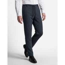 Thomas Goodwin Herren Anzughose "Hose", blau, Gr. 52, unifarben, 60% Polyester, 35% Viskose, 5% Elasthan, Hosen, im Slim-Fit, 3936-0-2835