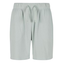 Urban Classics Herren Sweatshorts "Urban Classics Herren Waffle Sweat Shorts", gr&uuml;n, Gr. M, unifarben, 65% Baumwolle, 35% Polyester, Hosen