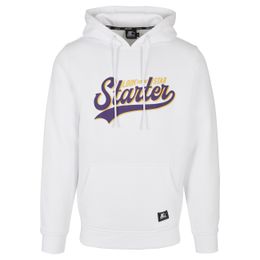 Herren Hoodie "Starter Black Label Herren Starter Swing Hoody"wei&szlig;, Gr. M, STARTER Black Label, unifarben, 65% Baumwolle, 35% Polyester, Sweatshirts