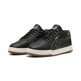 Puma Herren Sneaker "CAVEN III CRAFTED LEATHER", Gr. 40, schwarz, Leder, mehrfarbig, Schuhe