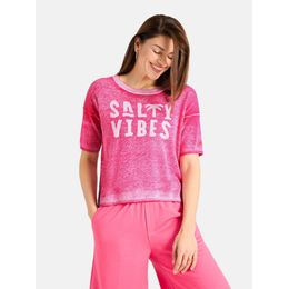 LIEBLINGSST&Uuml;CK LIEBLINGSST&Uuml;CK Damen T-Shirt "AlisaL", pink, Gr. 34, 100% Baumwolle, Shirts, aus 100% Baumwolle