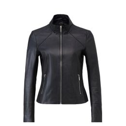 RICANO Damen Lederjacke "Lederjacke Lea", schwarz, Gr. XXL, Obermaterial: 100% Lammnappaleder LANA. Futter: 100% Polyester PES., Jacken,