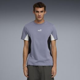 Puma Herren T-Shirt "Essentials Block T-Shirt Herren"gray sky, Gr. L, Obermaterial: 100% Baumwolle. Rippe: 71% Baumwolle, 29% Polyester, Shirts