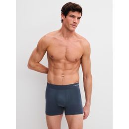 Calida Herren Boxershorts "Seamless Natural", Gr. M, grau, Single Jersey, Obermaterial: 79% Modal, 15% Polyamid, 6% Elasthan, Unterhosen