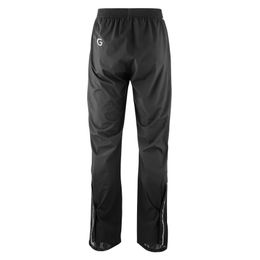Gonso Herren Regenhose "Essential Rain Pants"schwarz, Gr. S, 100% Polyester, Hosen, Unisex wasserdichte Fahrradhose, Radhose ideal als &Uuml;berhose,