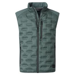 Casamoda Herren Steppweste "Casamoda Steppweste uni", gr&uuml;n, Gr. S, 100% Polyester, Westen