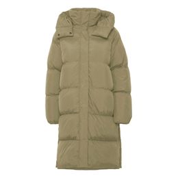 oxmo Damen Schneejacke "Steppmantel OXElice", beige, Gr. 42, Obermaterial: 100% Nylon NY., M&auml;ntel