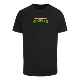 Merchcode Herren T-Shirt "Merchcode Turtles Team Tee", schwarz, Gr. XL, bedruckt, 100% Baumwolle, Shirts
