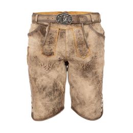 MADDOX COUNTRY COUNTRY MADDOX Herren Lederhose "Lederhose RONN", braun, Gr. 46, Obermaterial: 100% Ziegenleder goatskin., Hosen