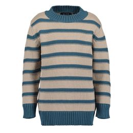 Blue Seven Jungen Strickpullover, beige, Gr. 98, gestreift, Strick, Obermaterial: 50% Baumwolle, 50% Polyacryl, Pullover