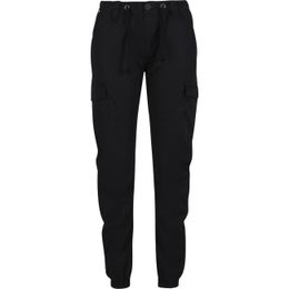 Brandit Damen Cargohose "Brandit Brandit Women Melina Pants", schwarz, Gr. S, unifarben, 98% Baumwolle, 2% Elasthan, Hosen