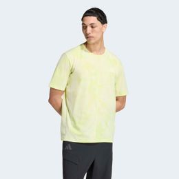 adidas terrex Herren Funktionsshirt "MULTI CLIMACOOL, PRINT", gelb, Gr. M, Obermaterial: 100% Polyester, Shirts