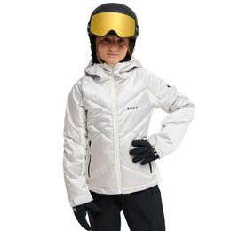 Roxy Kinder Snowboardjacke "Snowdrift 10K", wei&szlig;, Gr. 14, Obermaterial: 55% Polyester, 45% Polyester., Jacken