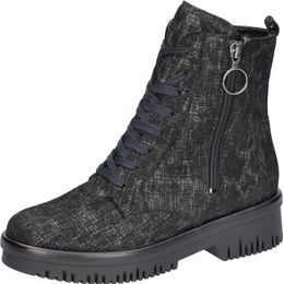 Waldl&auml;ufer WALDL&Auml;UFER Damen Stiefelette "H-Alea", Gr. 4,5notte, Nubukleder, Schuhe, Schn&uuml;rboots, Komfortstiefelette, H-Weite