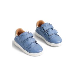 Wheat M&auml;dchen Sneaker "Wheat Sneaker Velo", Gr. 33faded denim, Leder, unifarben, Schuhe