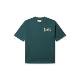 PAS DE MONACO Herren T-Shirt "Pas De Monaco FLORALE T-SHIRT", gr&uuml;n, Gr. XL, bedruckt, 70% Polyester, 30% Baumwolle, Shirts