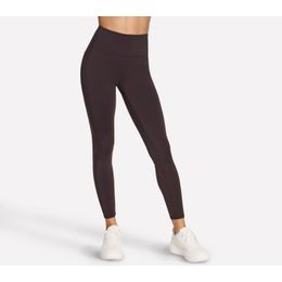 Skechers Damen Funktionstights "Women's Legging", braun, Gr. XS, Obermaterial: 82% Polyester, 18% Elasthan, Hosen, elastisches Material, schnell