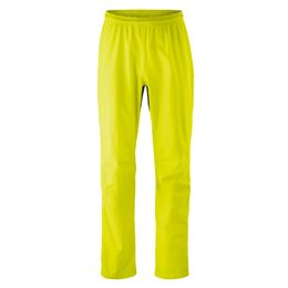 Gonso Damen Fahrradhose "Save Pants Zip", gelb, Gr. XXL, 100% Polyester, Hosen, Unisex Regenhose, wasserdichte Radhose, ideal als &Uuml;berhose