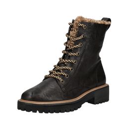 Paul Green Damen Schn&uuml;rstiefelette "Paul Green Stiefelette Glattleder", Gr. 40,5, schwarz, Glattleder, Schuhe