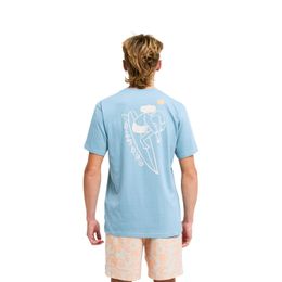 Billabong Herren T-Shirt "Ty Williams Droppin"blau fog, Gr. L, Obermaterial: 70% Baumwolle, 30% Baumwolle., Shirts