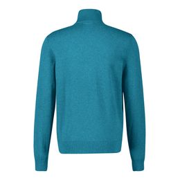 Lerros Herren Strickpullover "Flachstrick-Troyer in Gro&szlig;en Gr&ouml;&szlig;en"swedish blau melange, Gr. 5XL, 100% Baumwolle, Pullover