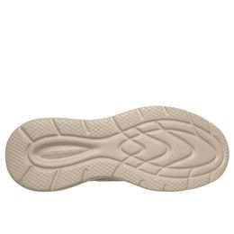 Skechers Herren Slip-On Sneaker "GARNER", Gr. 48,5, beige, Textil, Schuhe, Slipper, Schn&uuml;rschuh mit Relaxed Fit