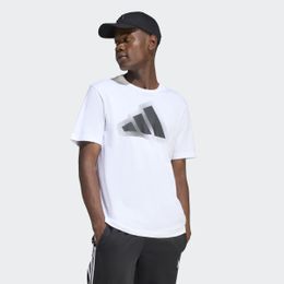 Herren T-Shirt "M MOD ESS T", wei&szlig;, Gr. M, adidas Sportswear, Obermaterial: 100% Baumwolle, Shirts, f&uuml;r Erwachsene, mit Rundhalsausschnitt, in